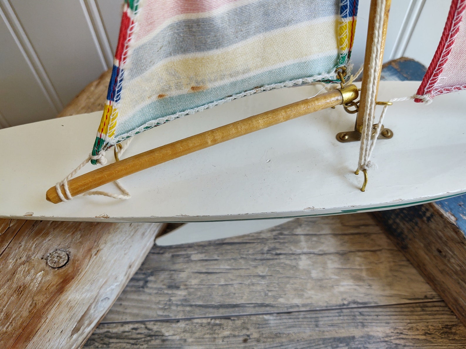 Vintage BOSUN BOAT by Reeves Vintage Pond Boat Sailboat | Etsy