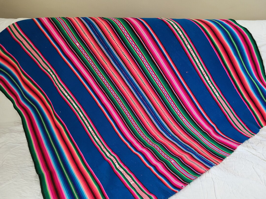 VINTAGE BOLIVIAN TEXTILE South American Tablecloth Bolivian Souvenir - Etsy