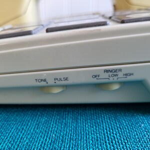 Vintage Large Button Telephone Push Button Phone Vintage Radio Shack ...