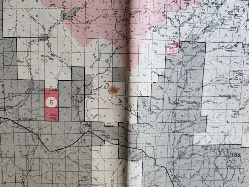 1976 Montana Forest Service Map: Beaverhead National Forest - Etsy