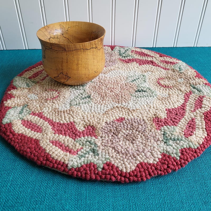 Hooked Chair Pads - Etsy
