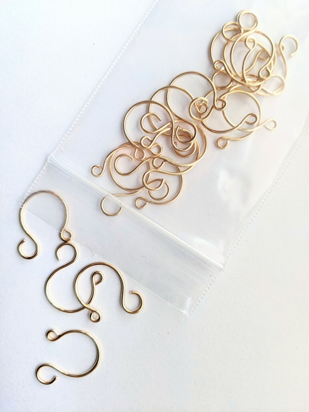 Miniature Ornament Hooks, Package of 25, Gold - Etsy