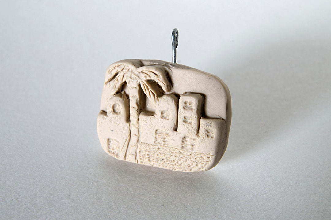 Bethlehem Silhouette Ornament Miniature Polymer Clay Jesse Tree ...