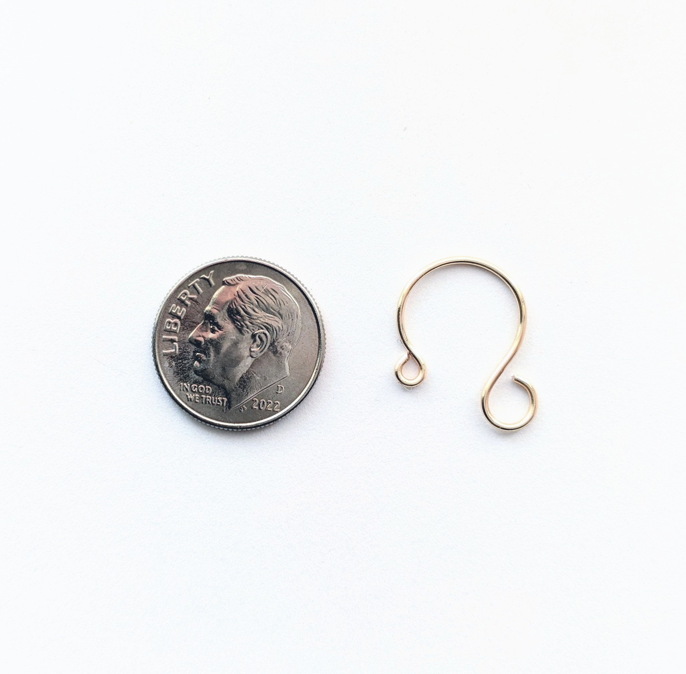 Miniature Ornament Hooks, Package of 25, Gold - Etsy
