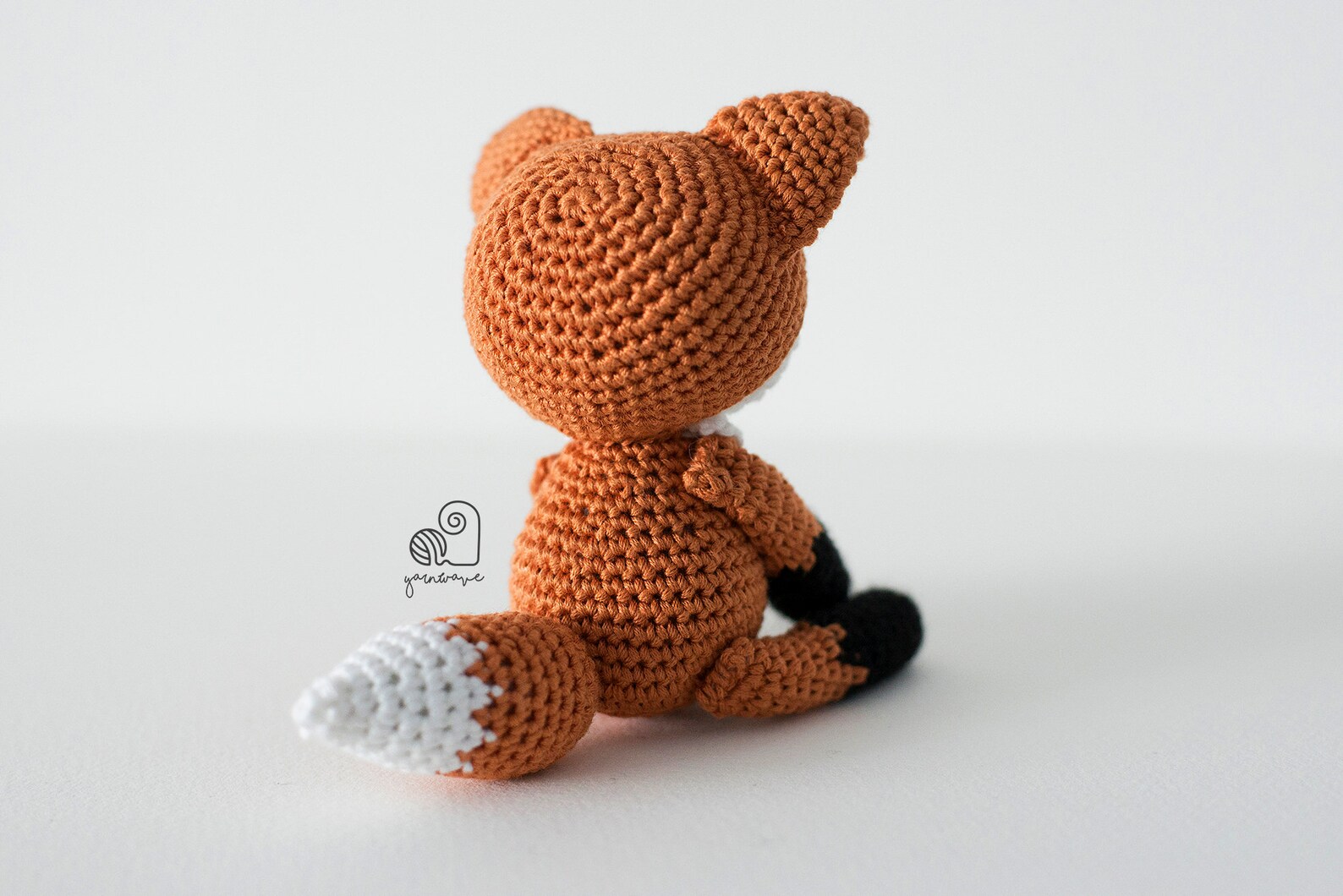 CROCHET PATTERN Lucy the Fox Crochet Amigurumi Stuffed Sitting Forest ...