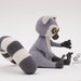 CROCHET PATTERN Lester the Lemur Crochet Amigurumi Stuffed Animal Plush ...
