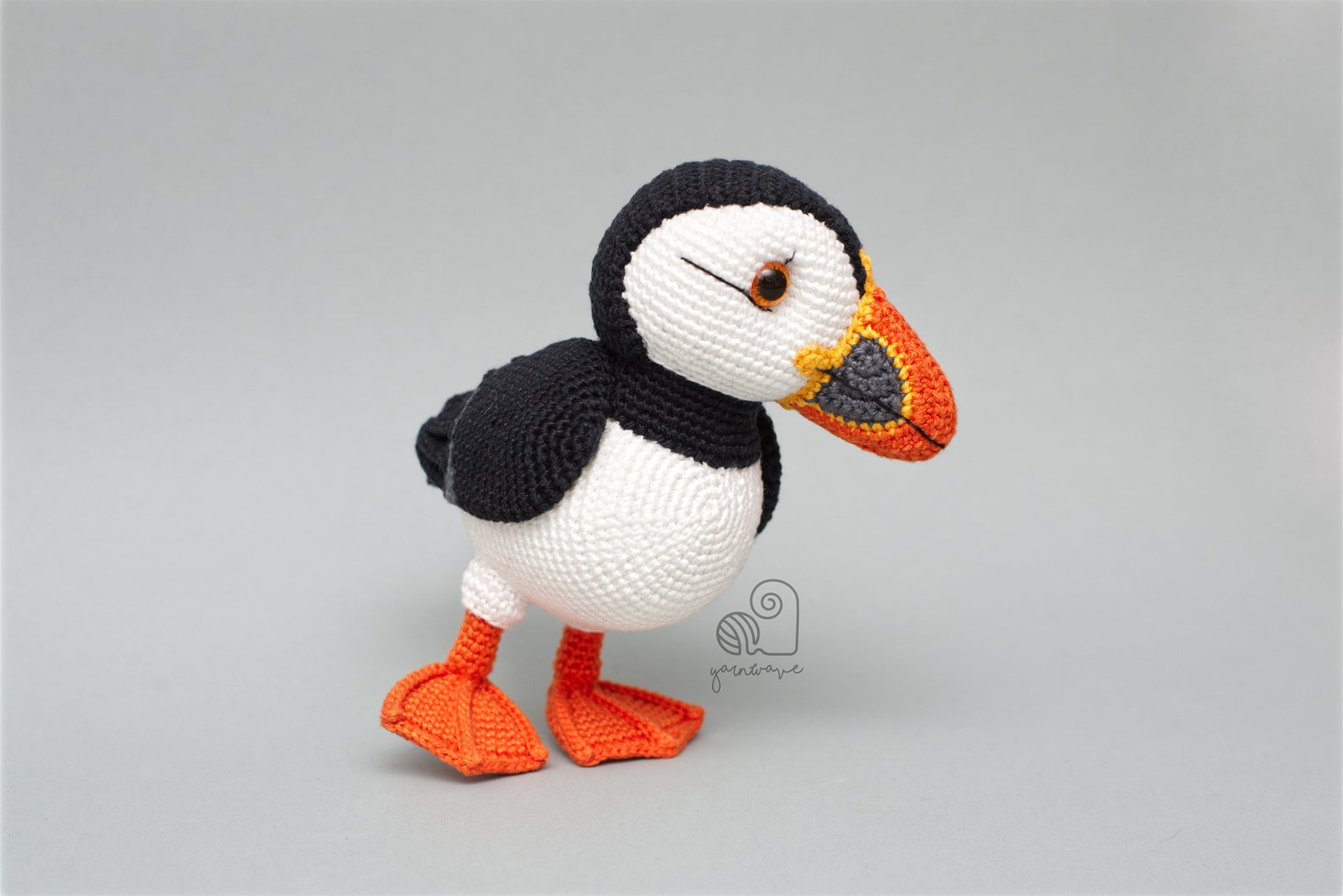 CROCHET PATTERN Peppe the Puffin Crochet Amigurumi Stuffed - Etsy