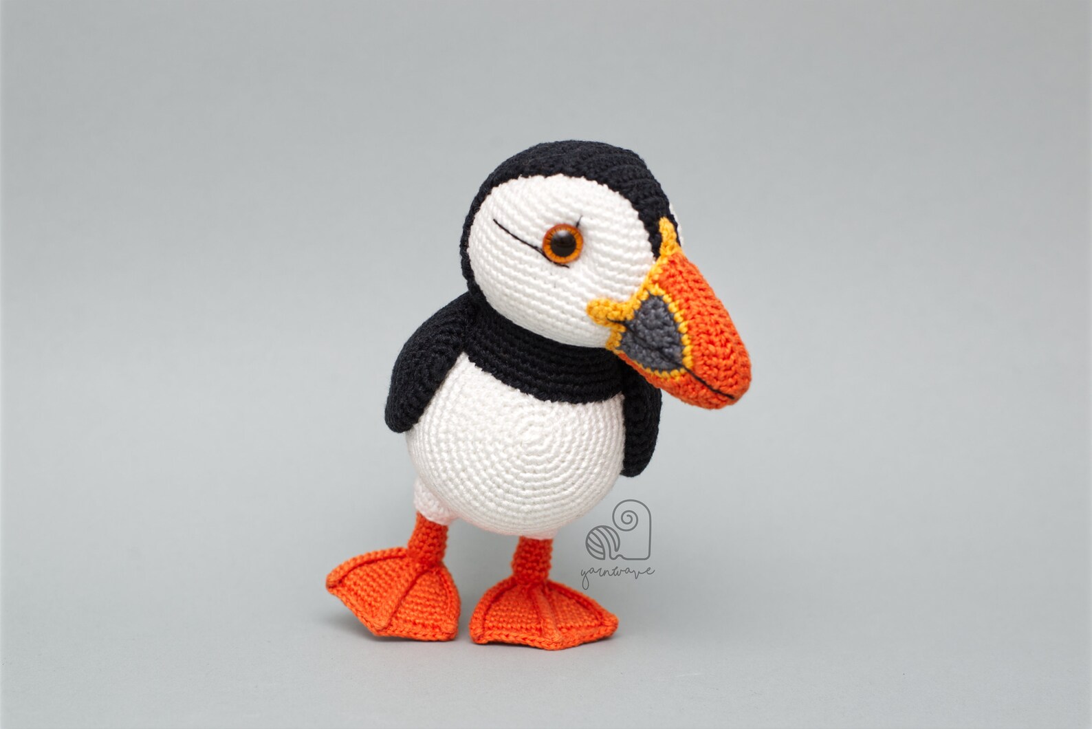 CROCHET PATTERN Peppe the Puffin Crochet Amigurumi Stuffed - Etsy