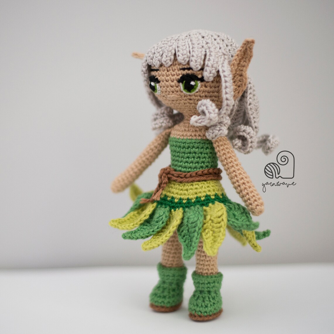 CROCHET PATTERN Audrey the Forest Elf Crochet Amigurumi Girl - Etsy