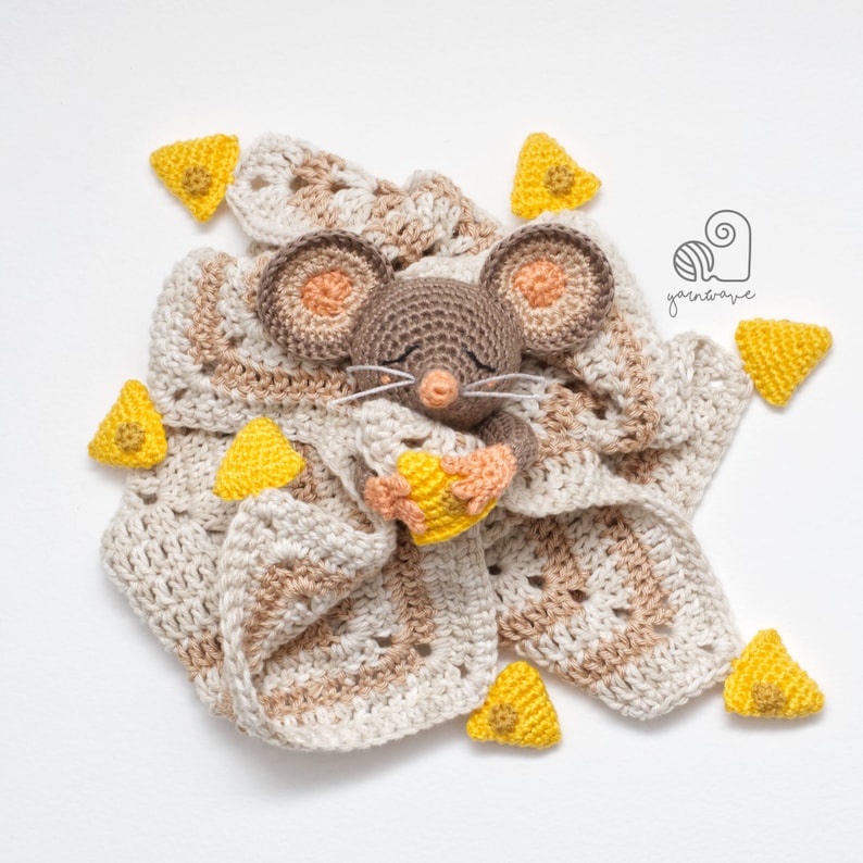 CROCHET PATTERN Max the Mouse Crochet Amigurumi Lovey Security - Etsy