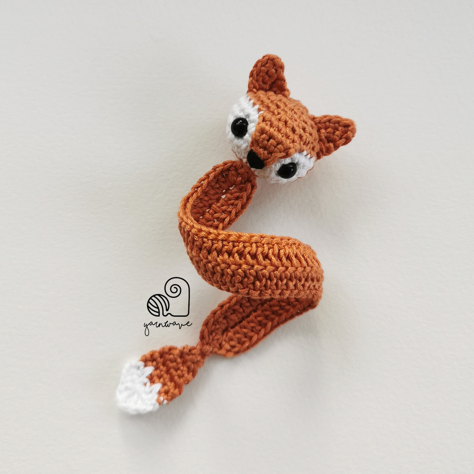 CROCHET PATTERN Simple Fox Bookmark Crochet Amigurumi Bookmark ...