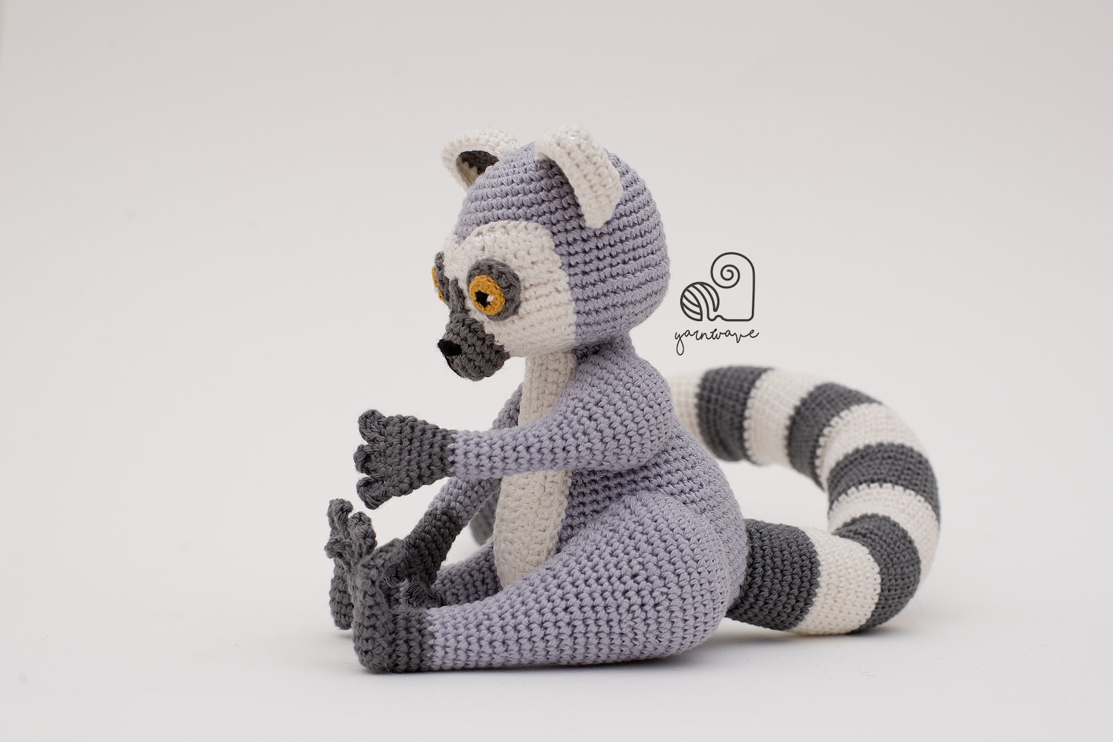 CROCHET PATTERN Lester the Lemur Crochet Amigurumi Stuffed - Etsy