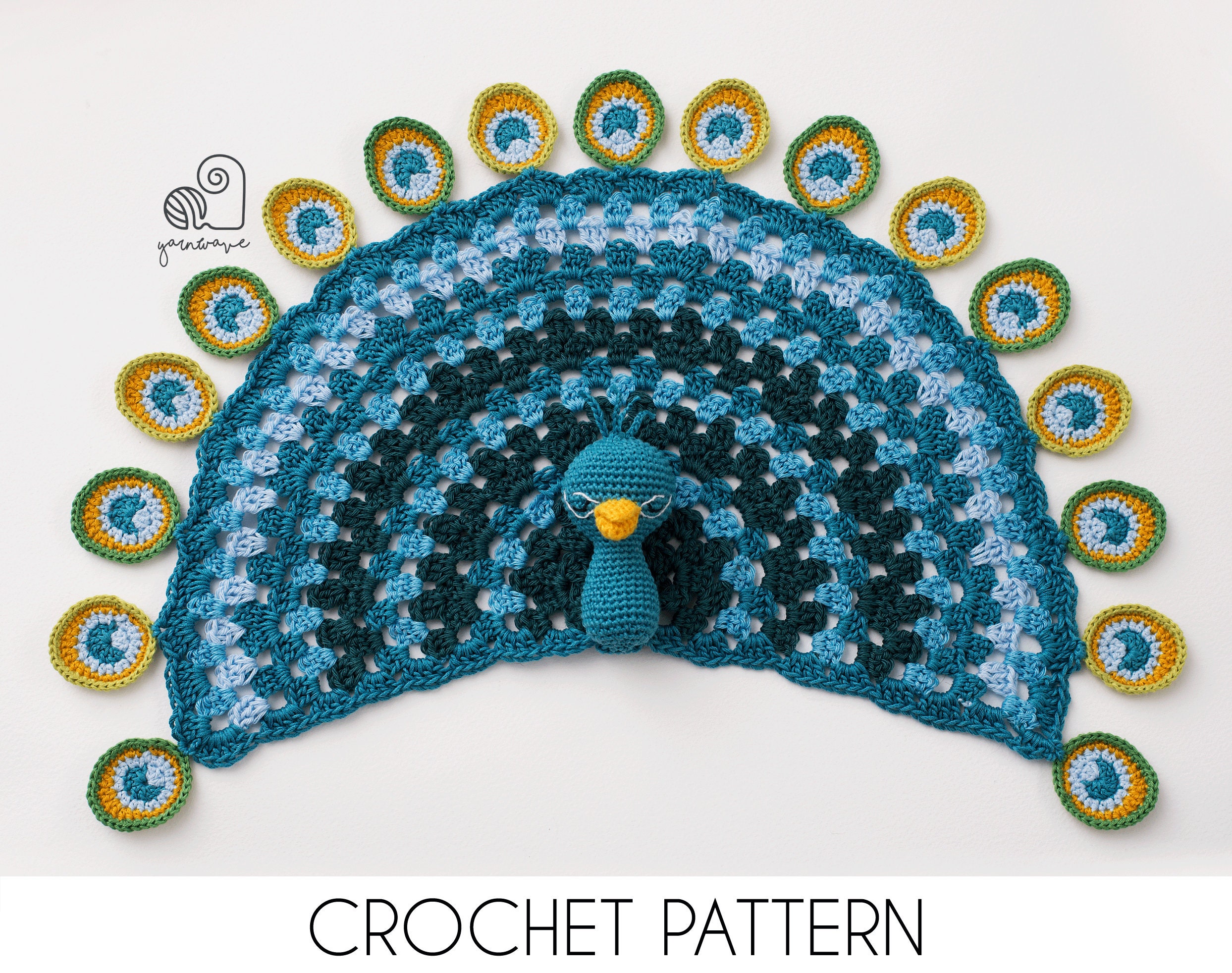 CROCHET PATTERN Patrick the Peacock crochet amigurumi bird | Etsy
