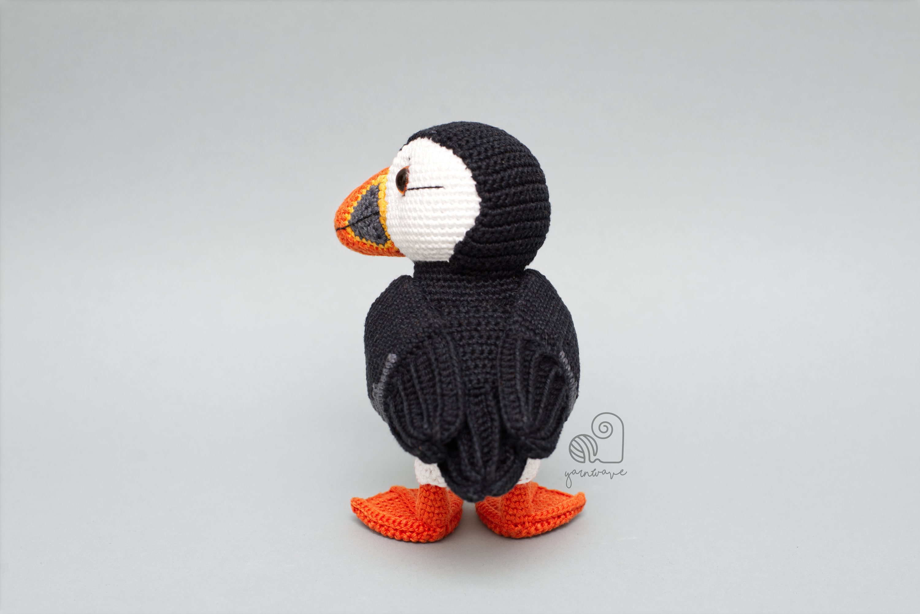 CROCHET PATTERN Peppe the Puffin Crochet Amigurumi Stuffed - Etsy