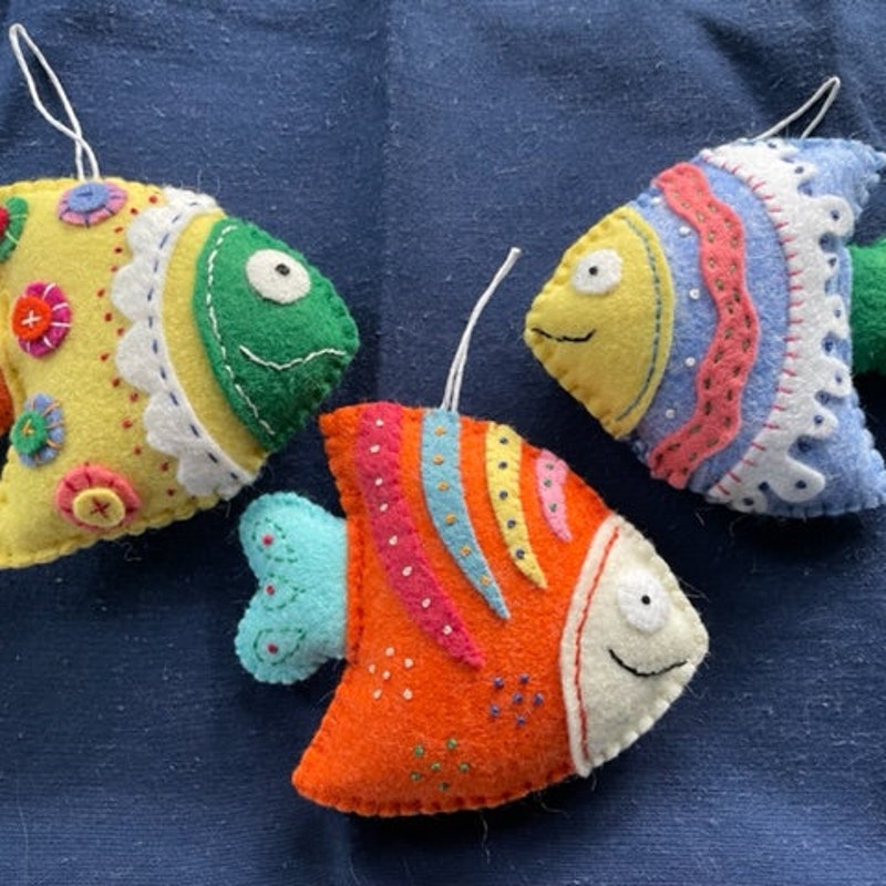 Felt Fish - Etsy