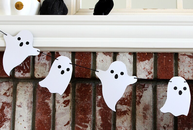 Halloween Ghost Banner - Halloween Decor - READY TO SHIP - Etsy