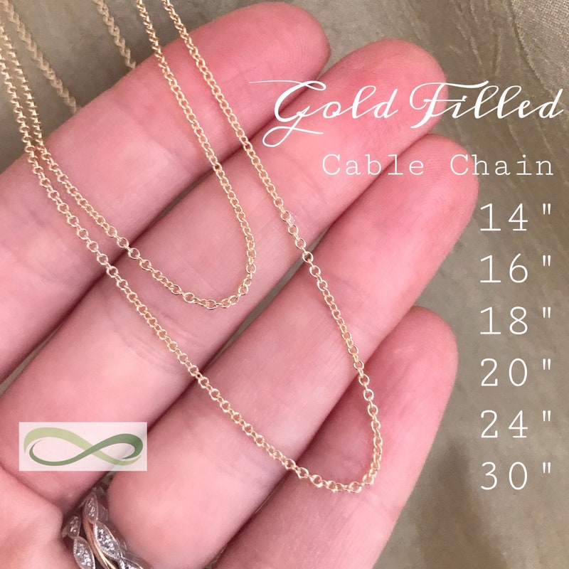 14kt Gold Chain 30 Inches - Etsy