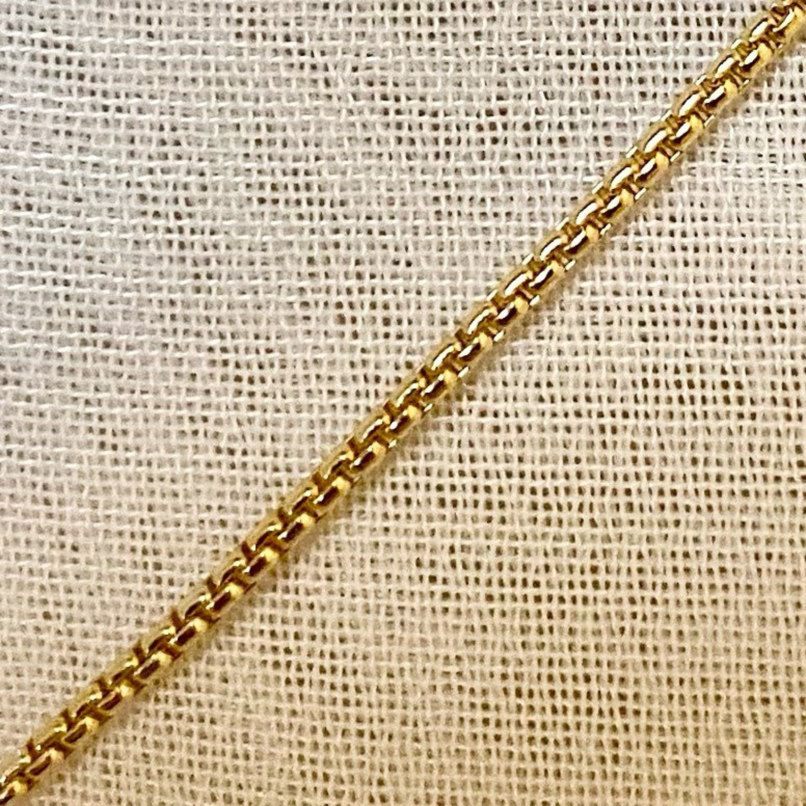 Gorgeous 14kt GOLD Filled Rounded Box Chain Sturdy Length - Etsy
