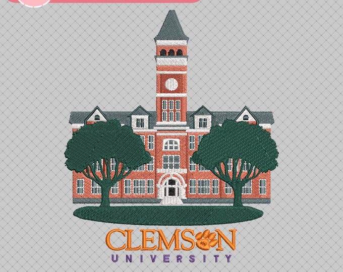Clemson University Embroidery Design for Machine, Perfect Design for ...