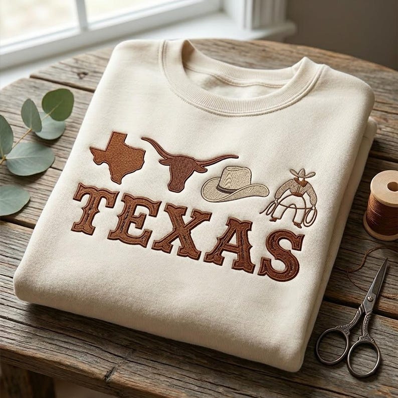 Mini Cowboy Western Embroidery Design | Texas Western Machine ...