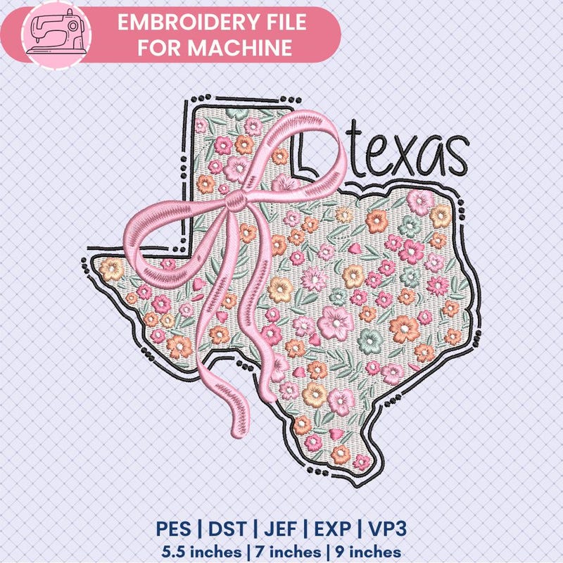 Texas Embroidery - Etsy