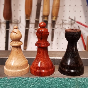 Custom Hand Made Chess Pieces - OVERSIZE AVAILABLE - Etsy