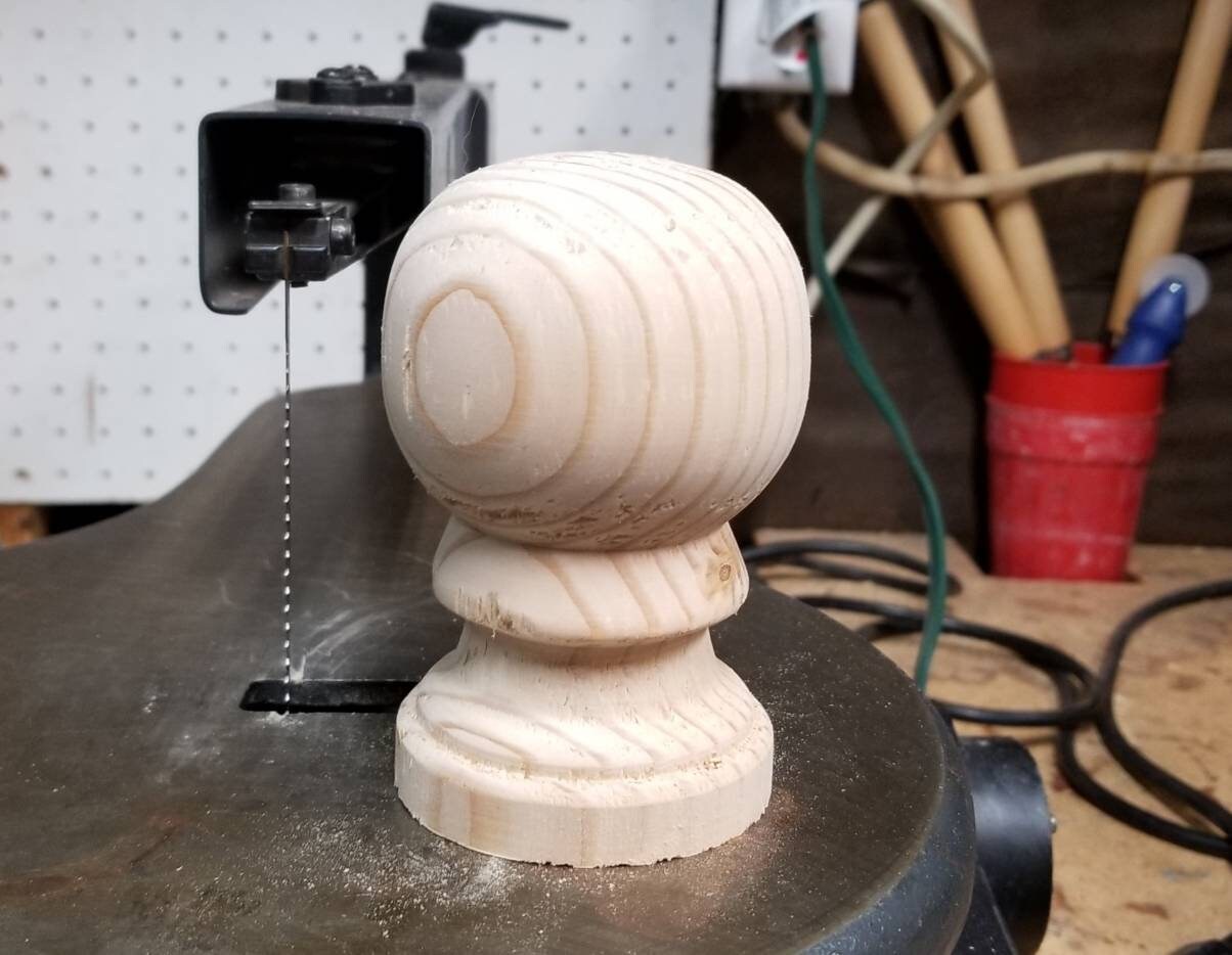 CUSTOM Wood Turned Handmade Bed Post Finial Topper - Etsy