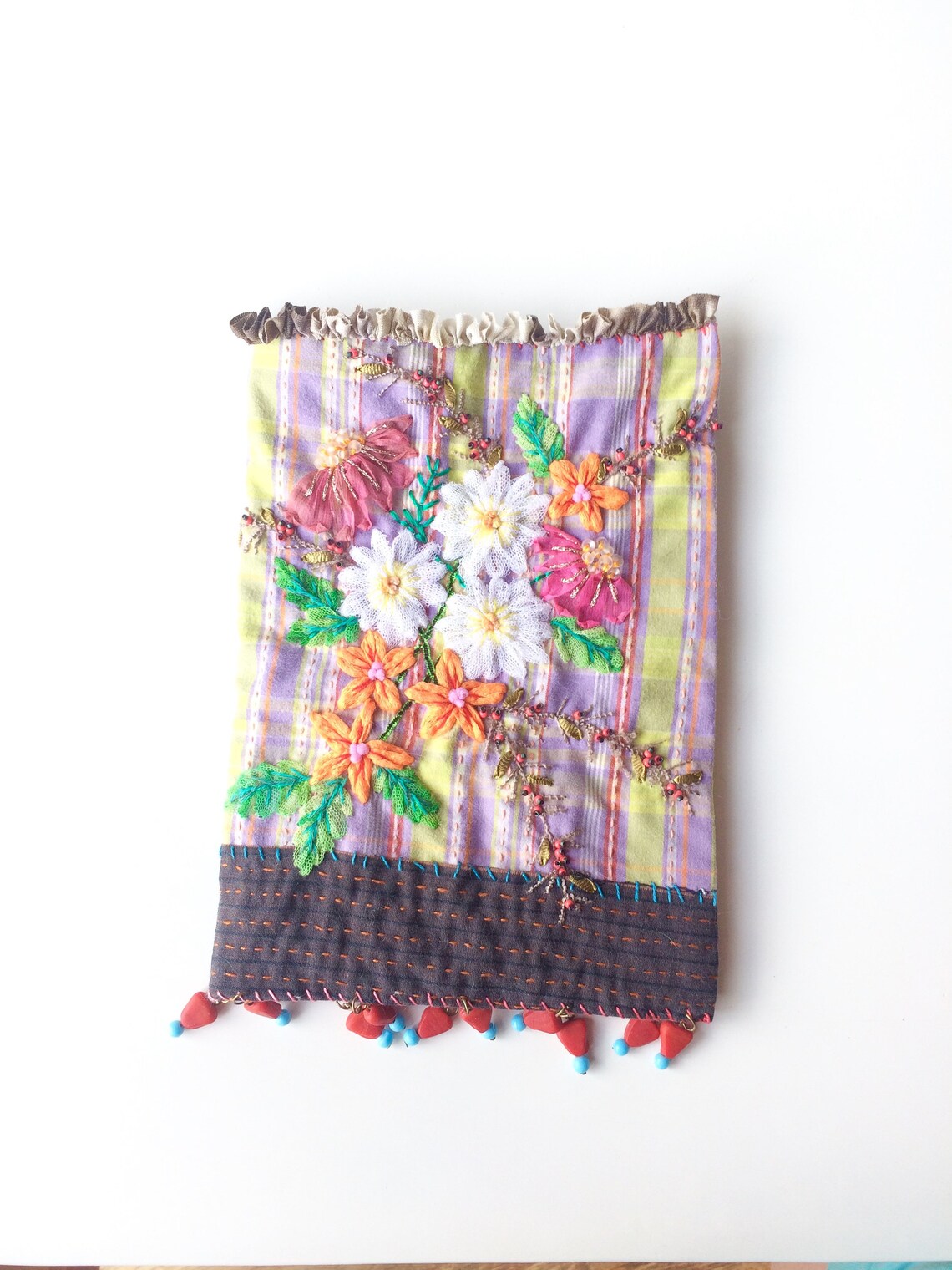 Couverture patchwork - accessoires bujo - protège carnet - Etsy France