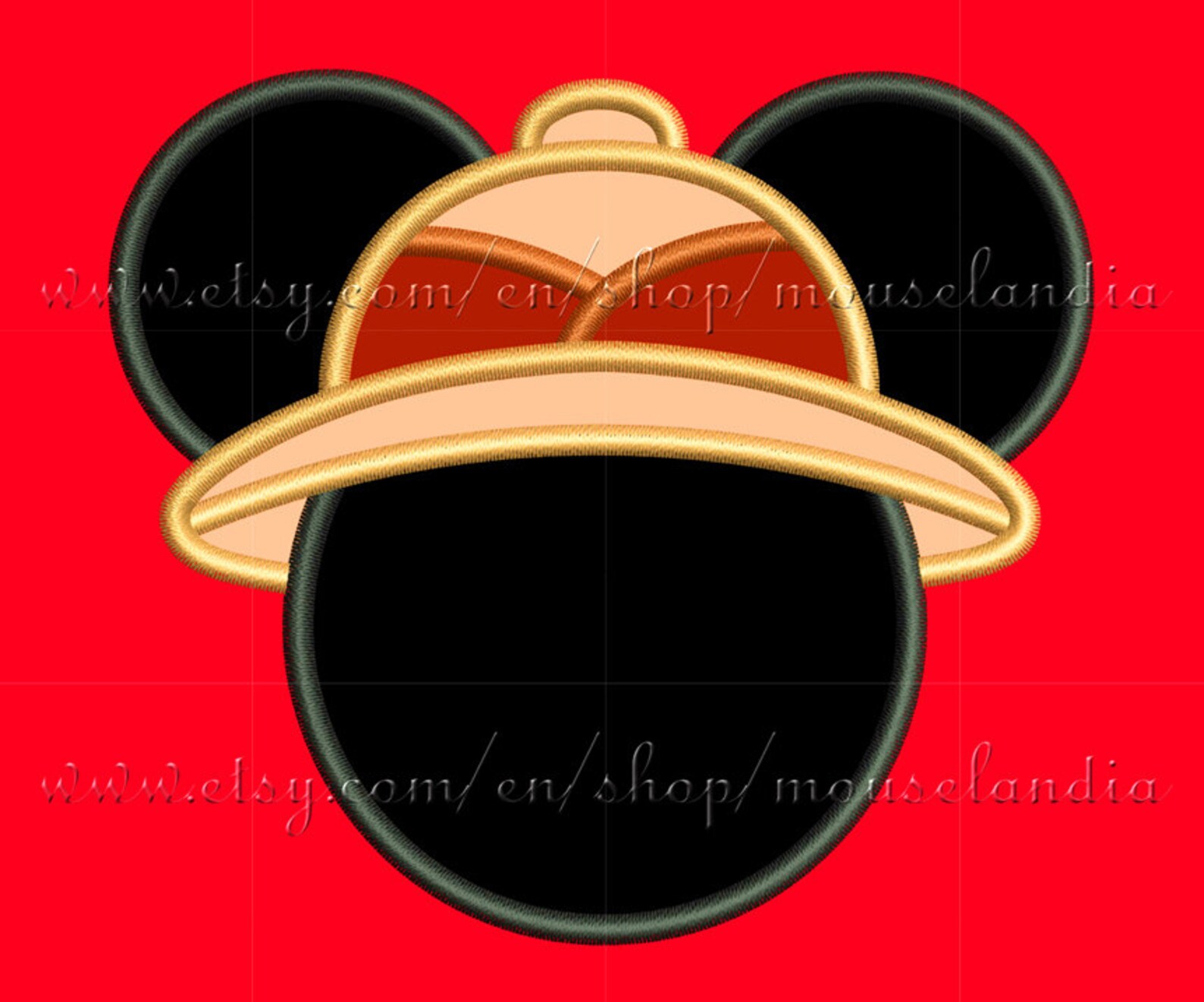 Cute Mouse Explorer Applique Design for Embroidery Machines. 3 - Etsy
