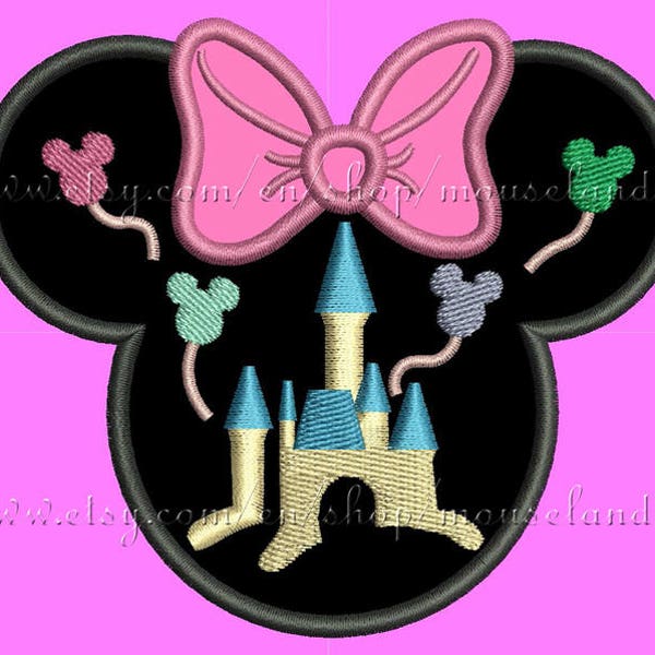 Castle Applique - Etsy
