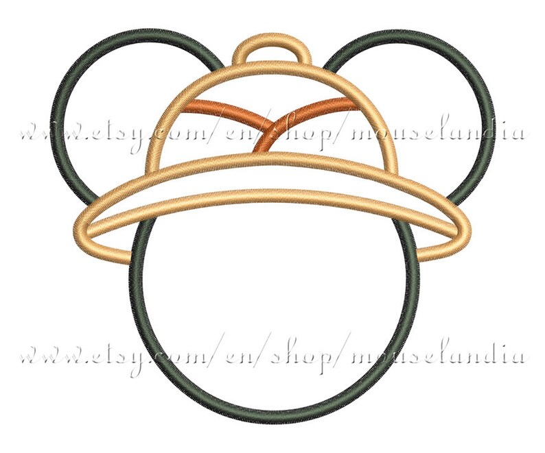 Cute Mouse Explorer Applique Design for Embroidery Machines. 3 - Etsy