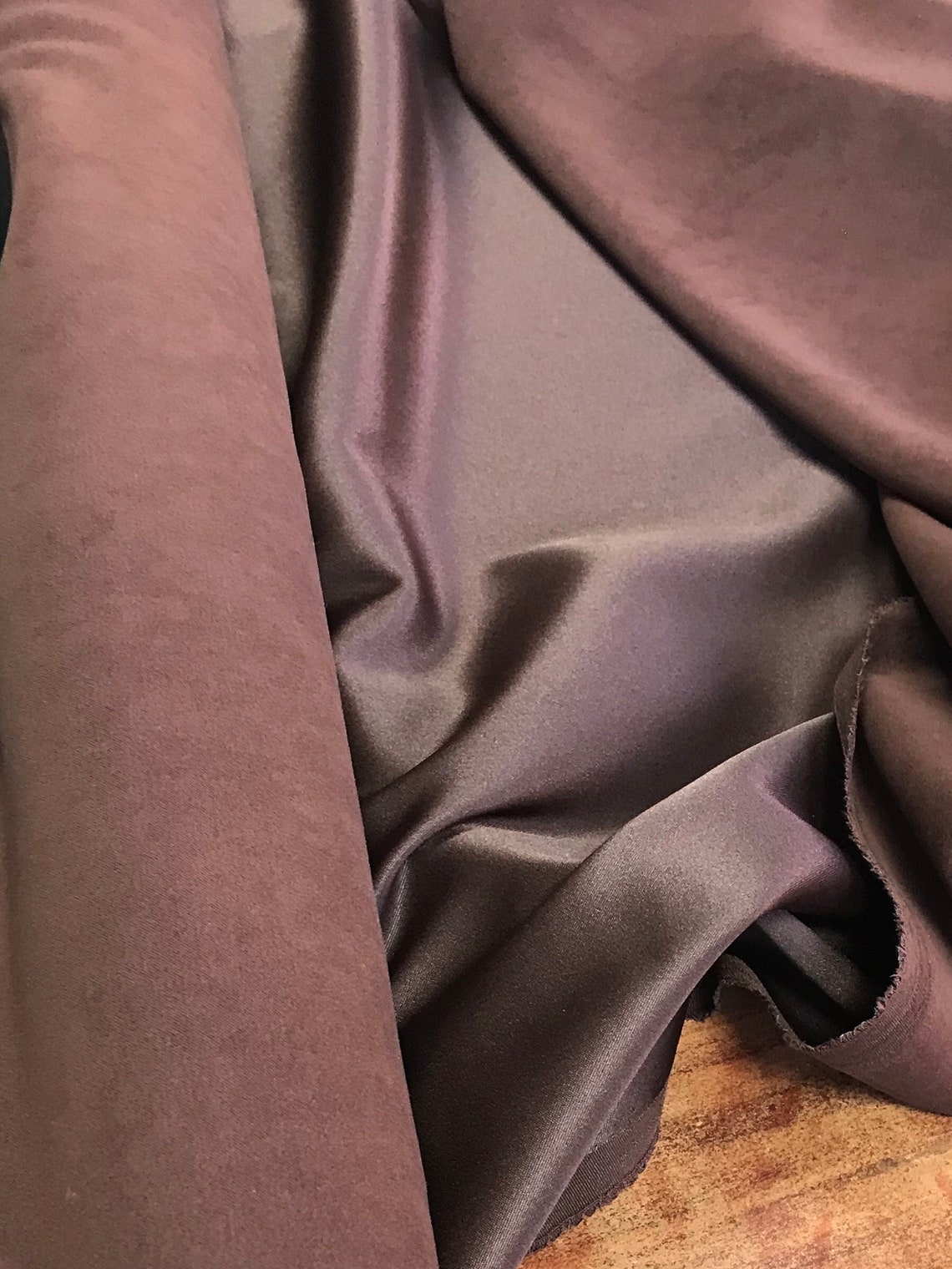 Faux Suede Fabric Artificial a Stretch Suede Fabric Satin - Etsy