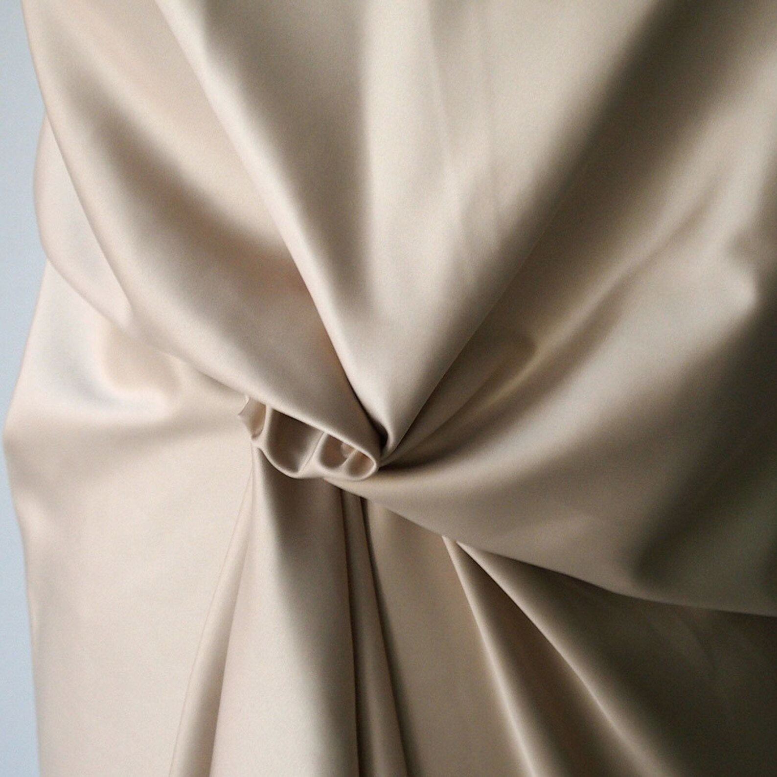 Polyester satin fabric poly spandex heavy Duchess satin | Etsy