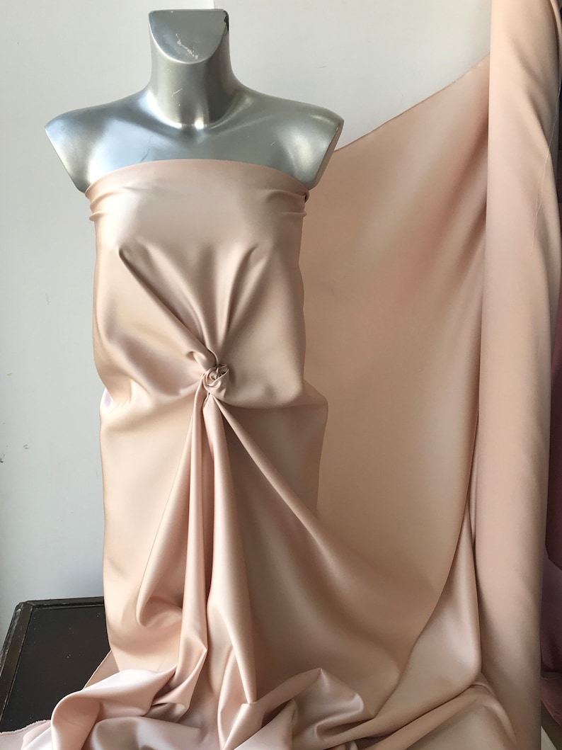Pink Champagne Gold Champagne Duchess Satin, Polyester Duchess Satin ...