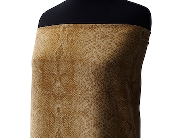 Gold Snakeskin Fabric - Etsy