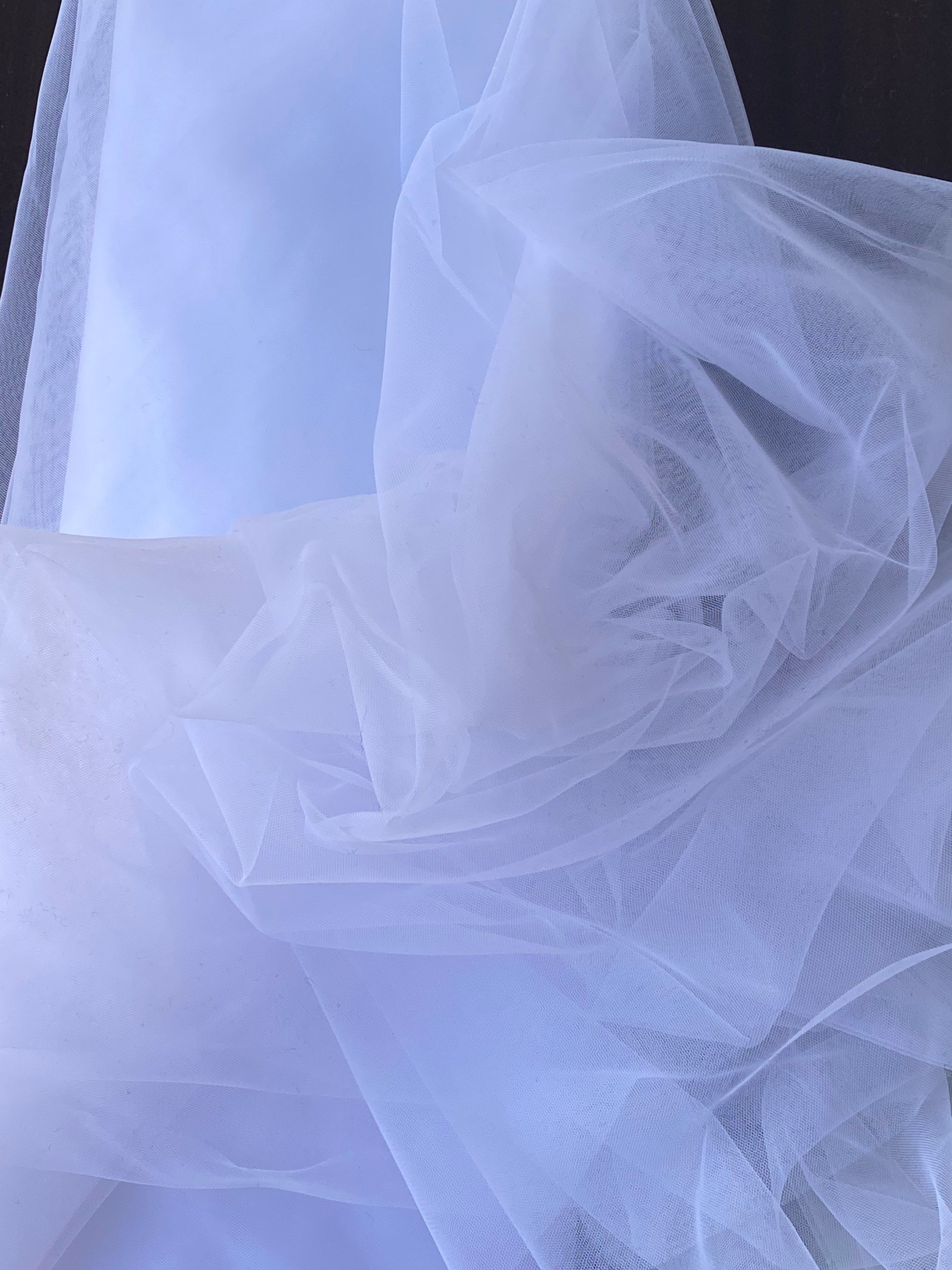 Soft Tulle Fabric Small Hole Tulle for Veiling Bustle Trail - Etsy Sweden