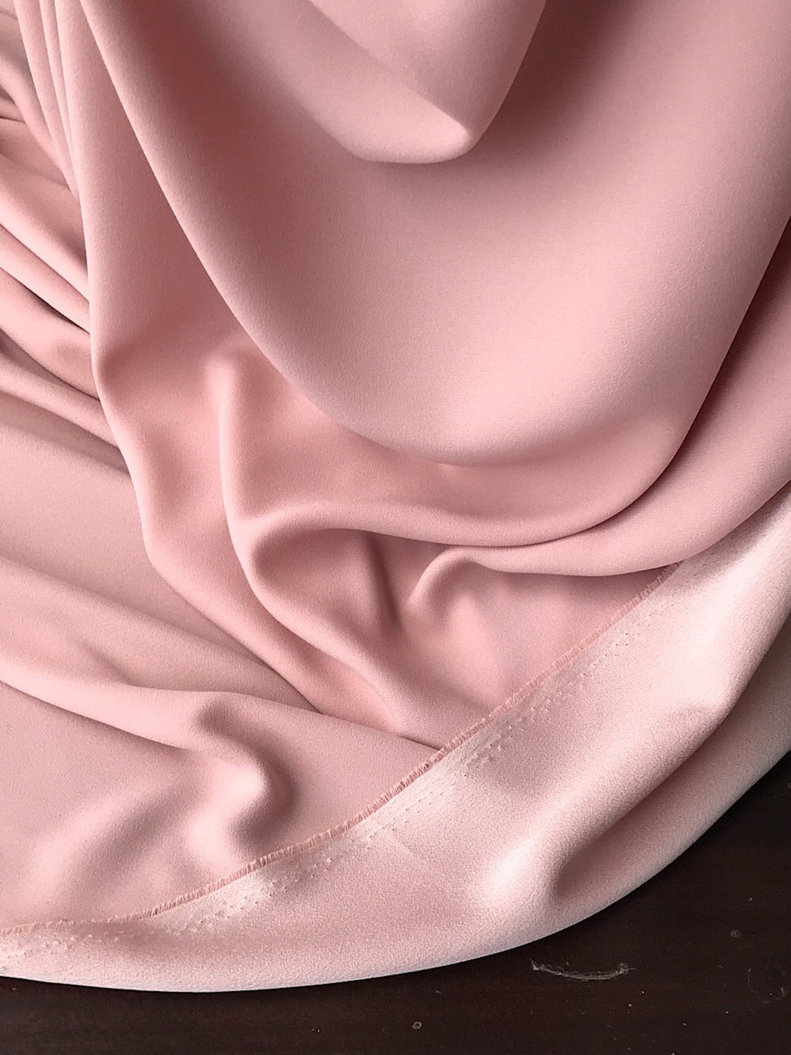 Blush Pink Stretch Crepe Fabric 2 Way Stretch Pebble Crepe - Etsy