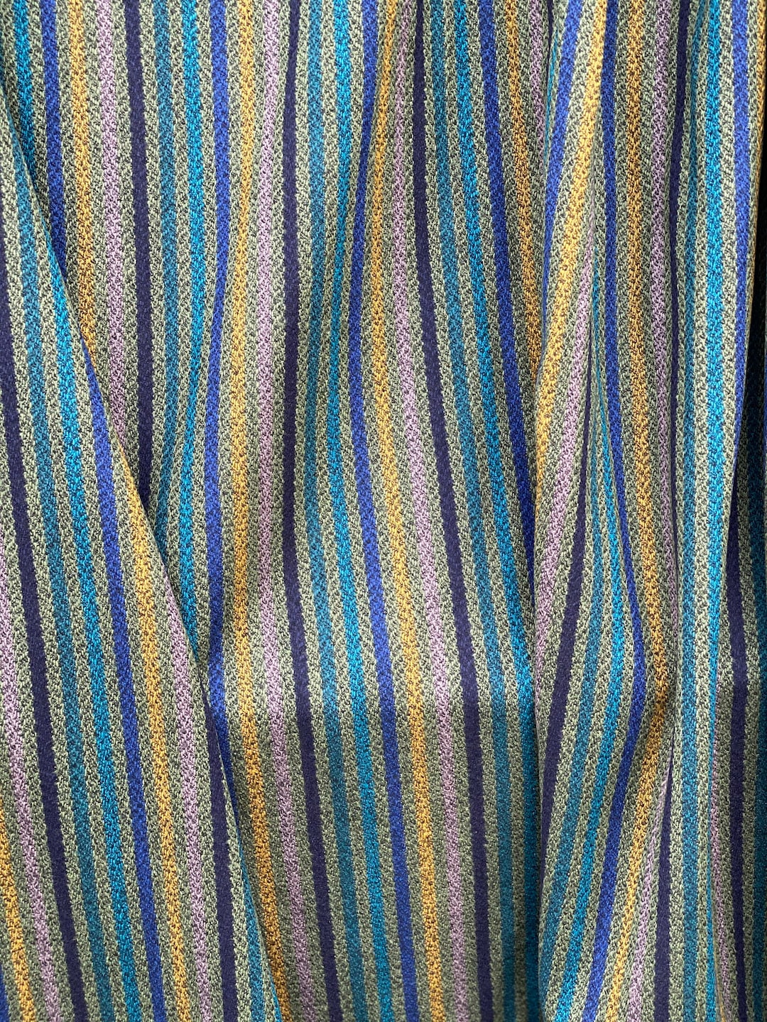 Striped Wool Fabric, Multi Colour Striped Wool Fabric Striped Wool ...