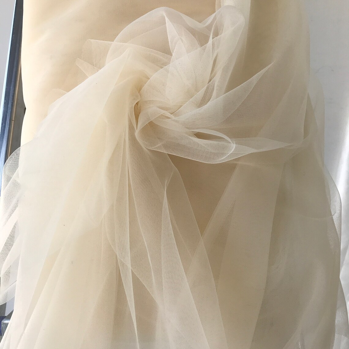 5m Lot Piece Antique Ivory Cream Colour Tulle Soft Small - Etsy