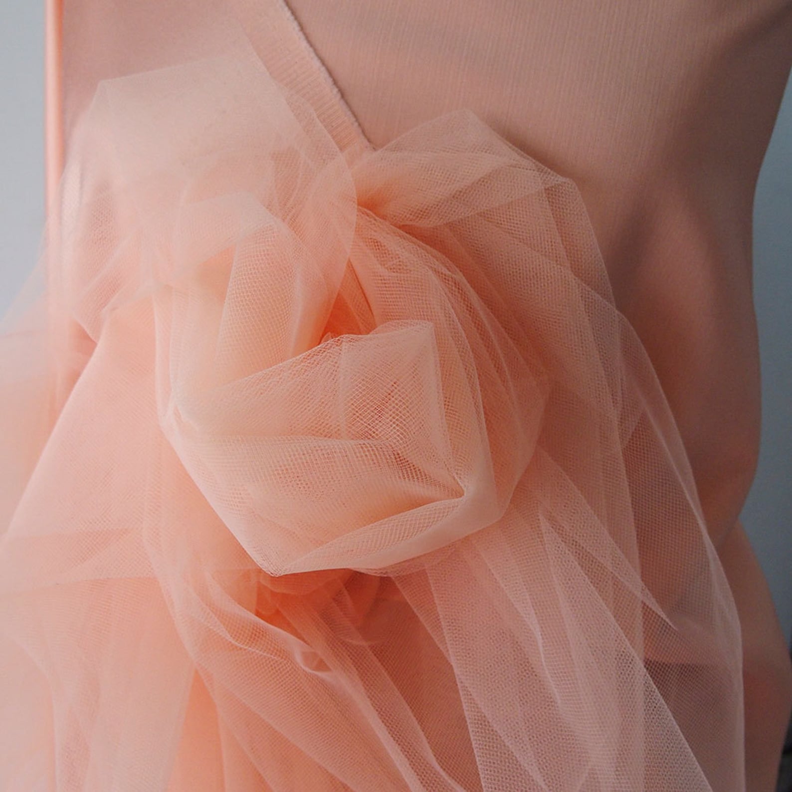 Peach Coral Salmon Tulle Fabric Netting Under Skirting Tutus | Etsy