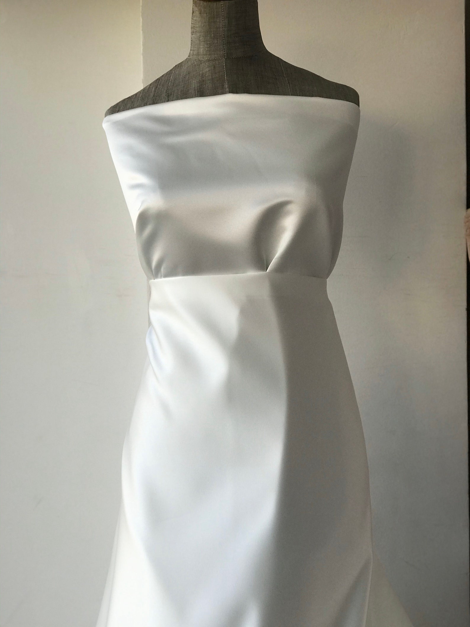 White Duchess Satin, Ivory Duchess Satin, Polyester Duchess Satin ...
