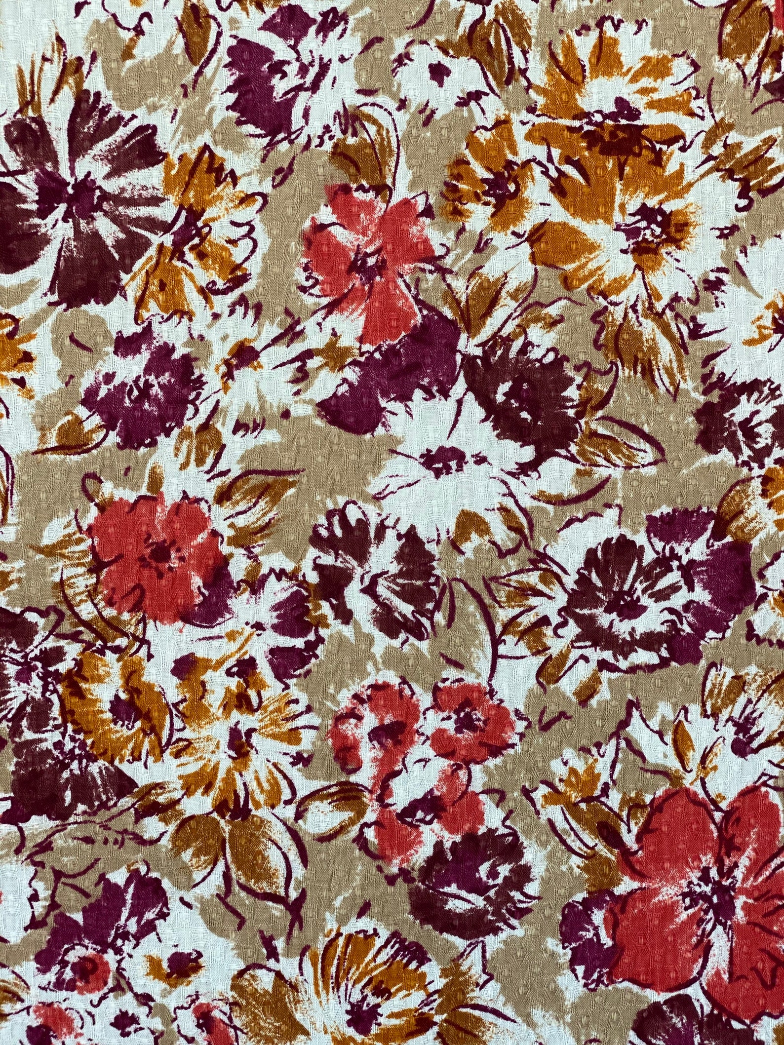 Floral summer dress fabric | Etsy