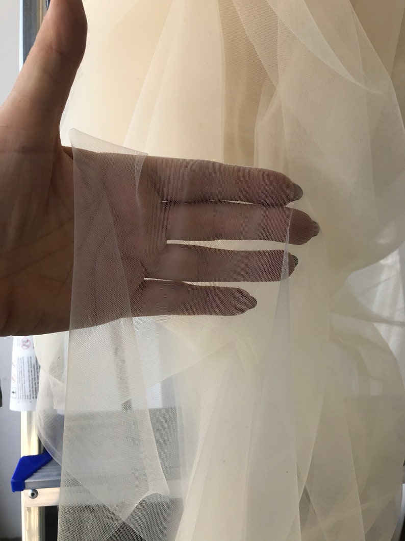 5m Lot Piece Antique Ivory Cream Colour Tulle Soft Small - Etsy