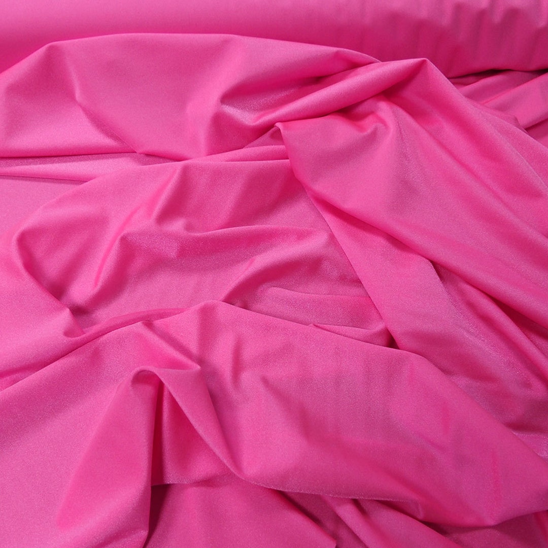 Neon Pink Stretch Fabric, Stretch Pink Costume Fabric, Polyamide ...