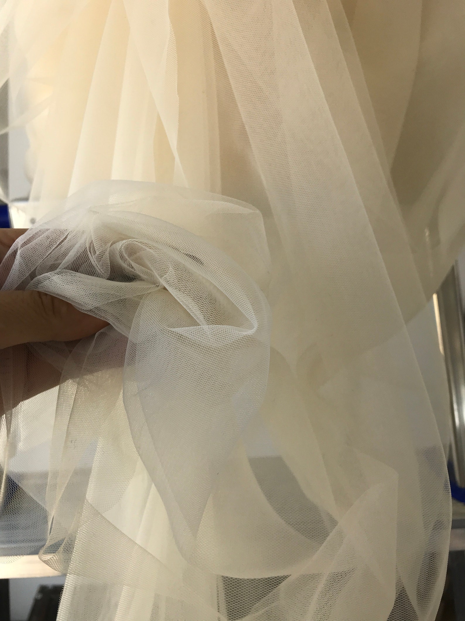 5m Lot Piece Antique Ivory Cream Colour Tulle Soft Small - Etsy