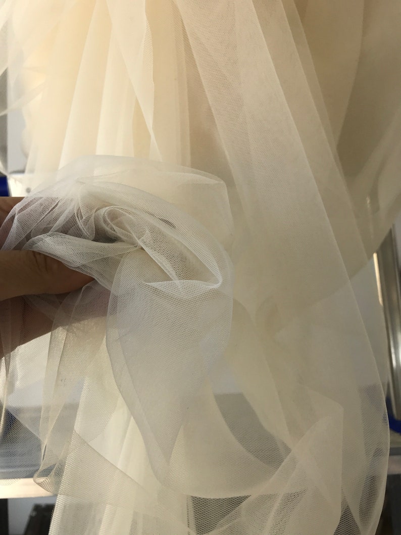 5m Lot Piece Antique Ivory Cream Colour Tulle Soft Small - Etsy