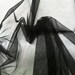 Black Stretch Net Illusion Fabric Tulle Mesh Netting, Black 4 Way ...