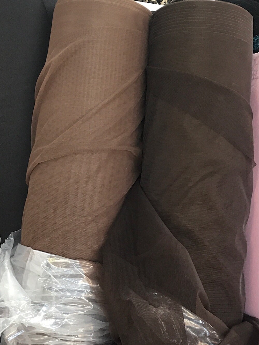 Brown Dark Skin Stretch Net 4 Way Stretch Mesh Tulle Spandex | Etsy