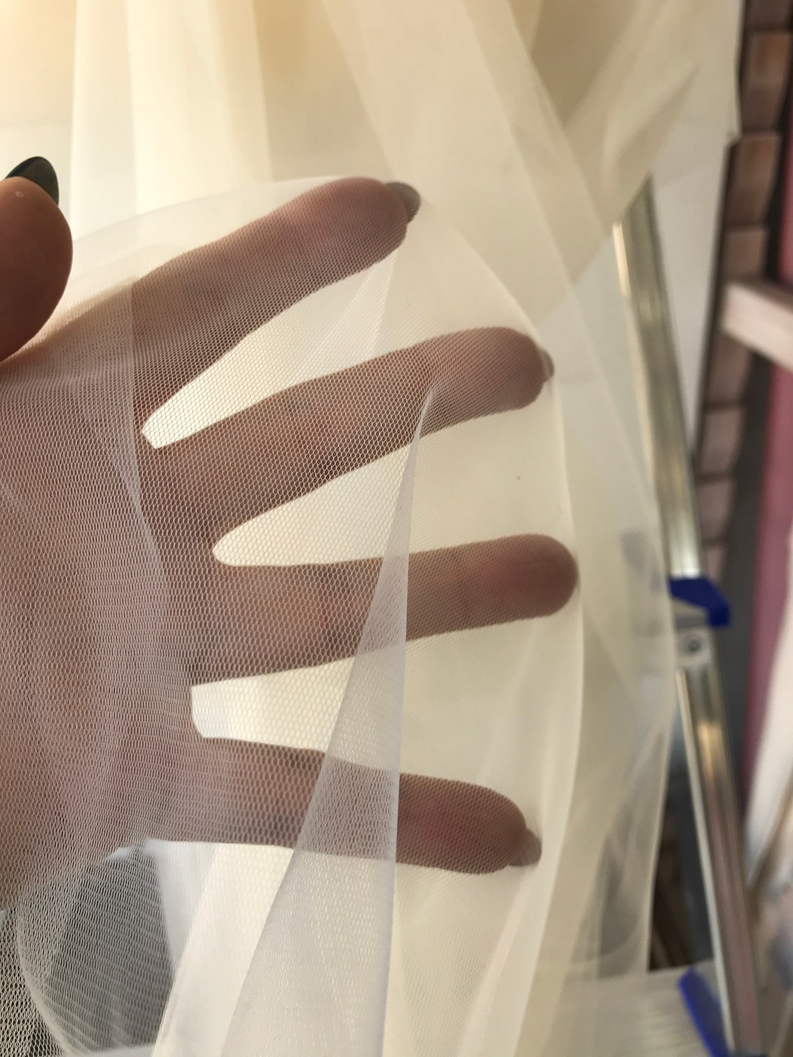 5m Lot Piece Antique Ivory Cream Colour Tulle Soft Small - Etsy