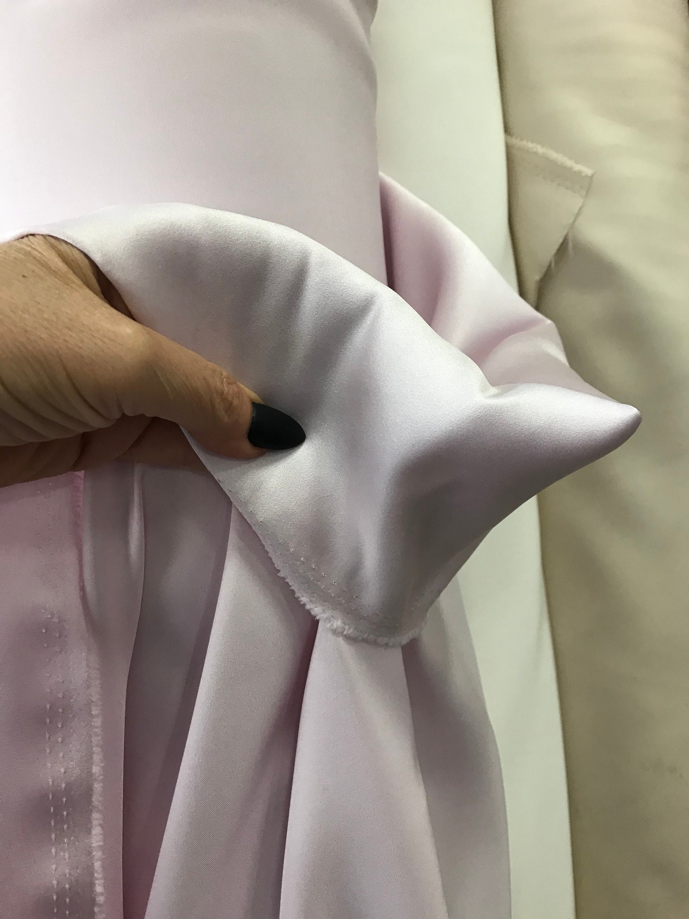 Pink duchess satin polyester duchess satin pink bridal satin | Etsy